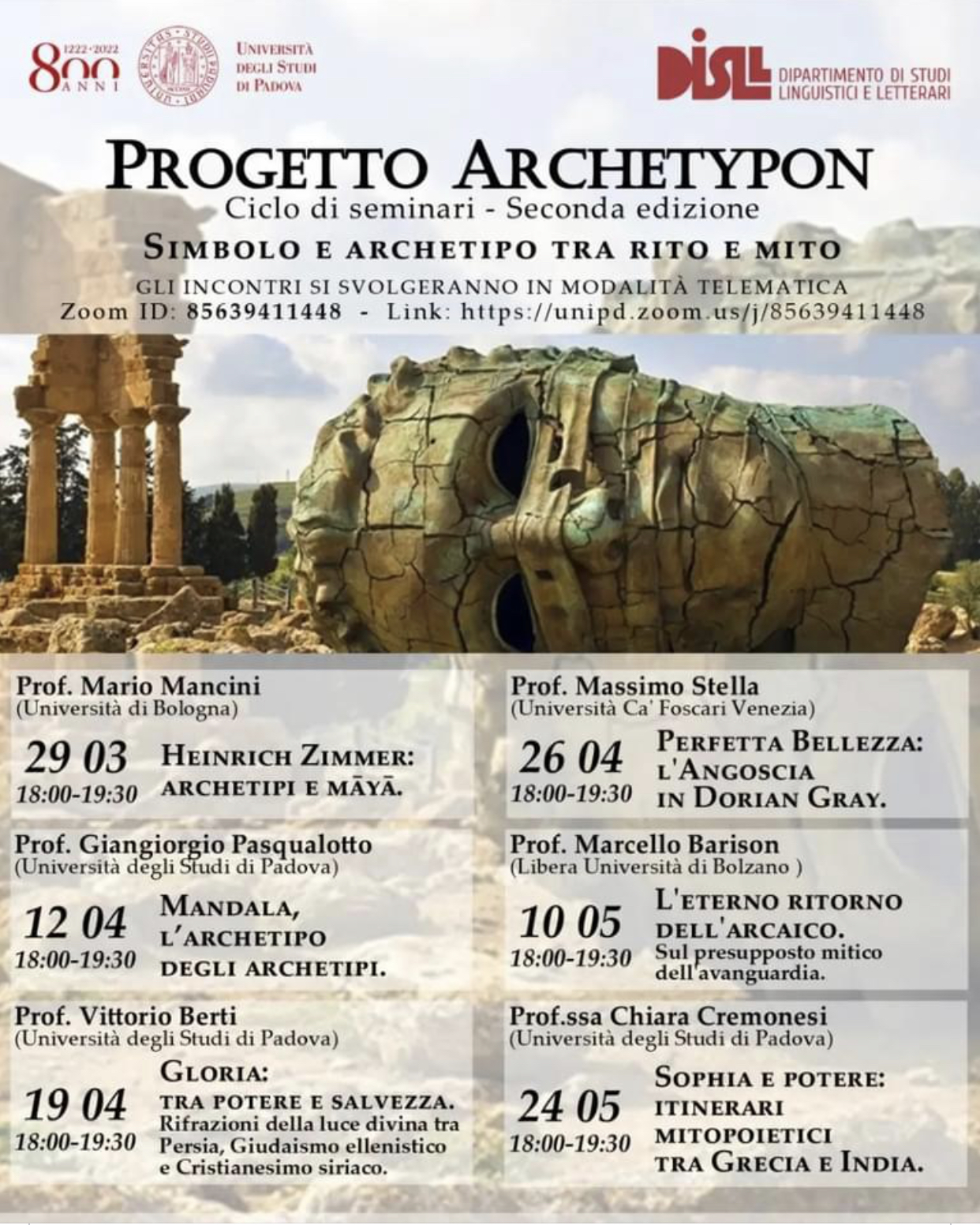 Lettere classiche e Storia antica - Home 2022/23: Conferenze e seminari